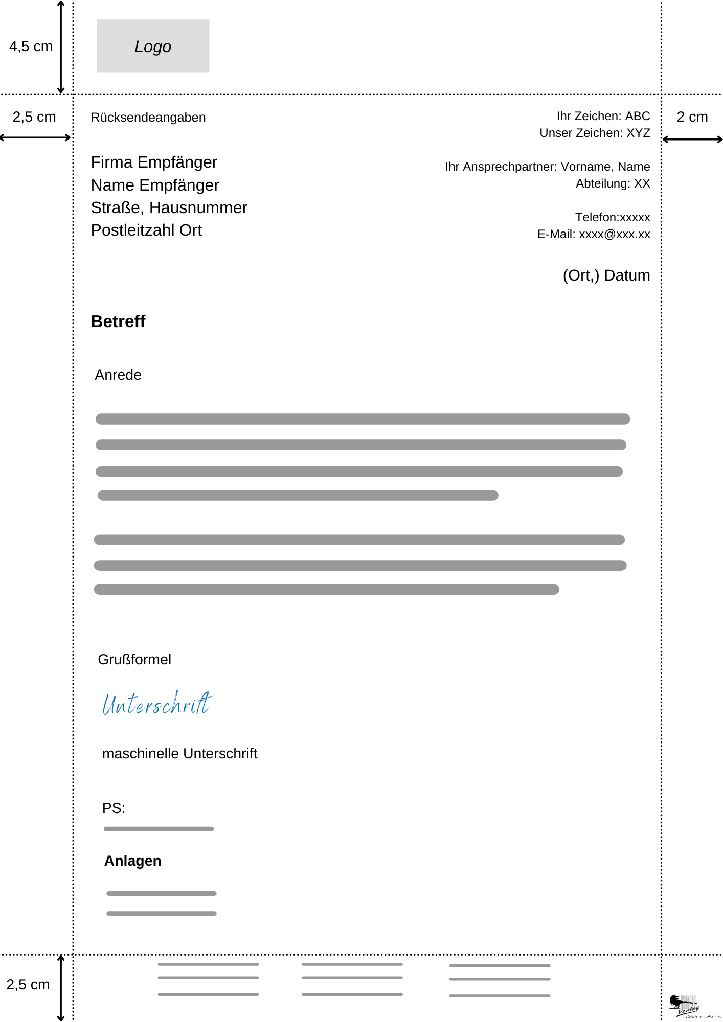 Geschäftsbrief schreiben: Aufbau, Inhalt & Co.